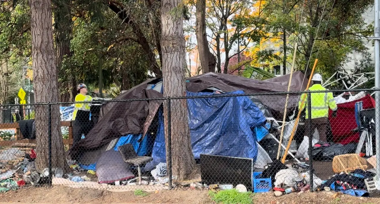 King County Clears the Burien Courthouse Homeless Camp - Burien News